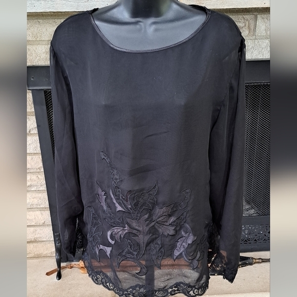 Victoria's Secret | Tops | Victorias Secret Gold Label Small Black ...